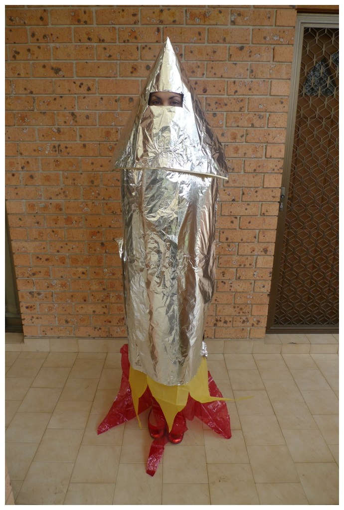 Day 221: Rocket Day – Theme Me: Costume, Fancy Dress & Theme Inspiration