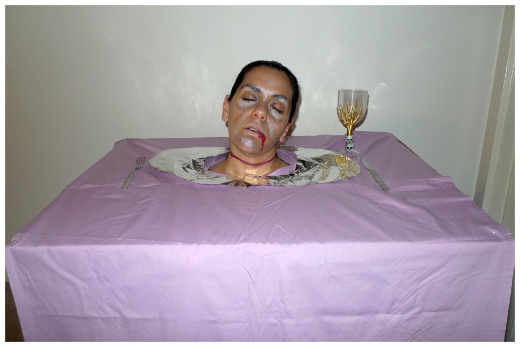 Head On A Plate Costume – Theme Me: Costume, Fancy Dress & Theme ...